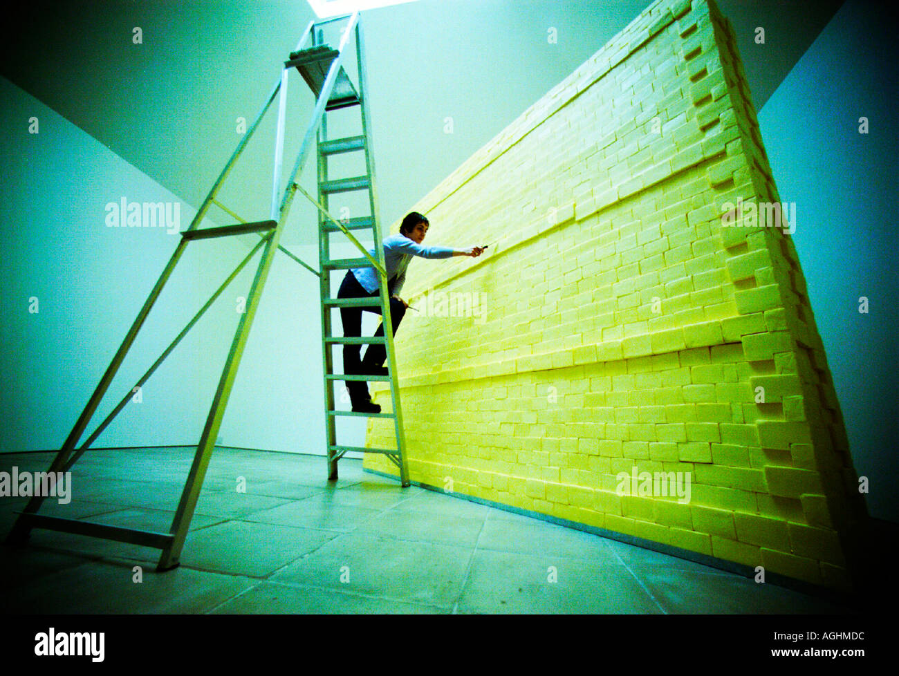 Ladder art installation hi-res stock photography and images - Alamy