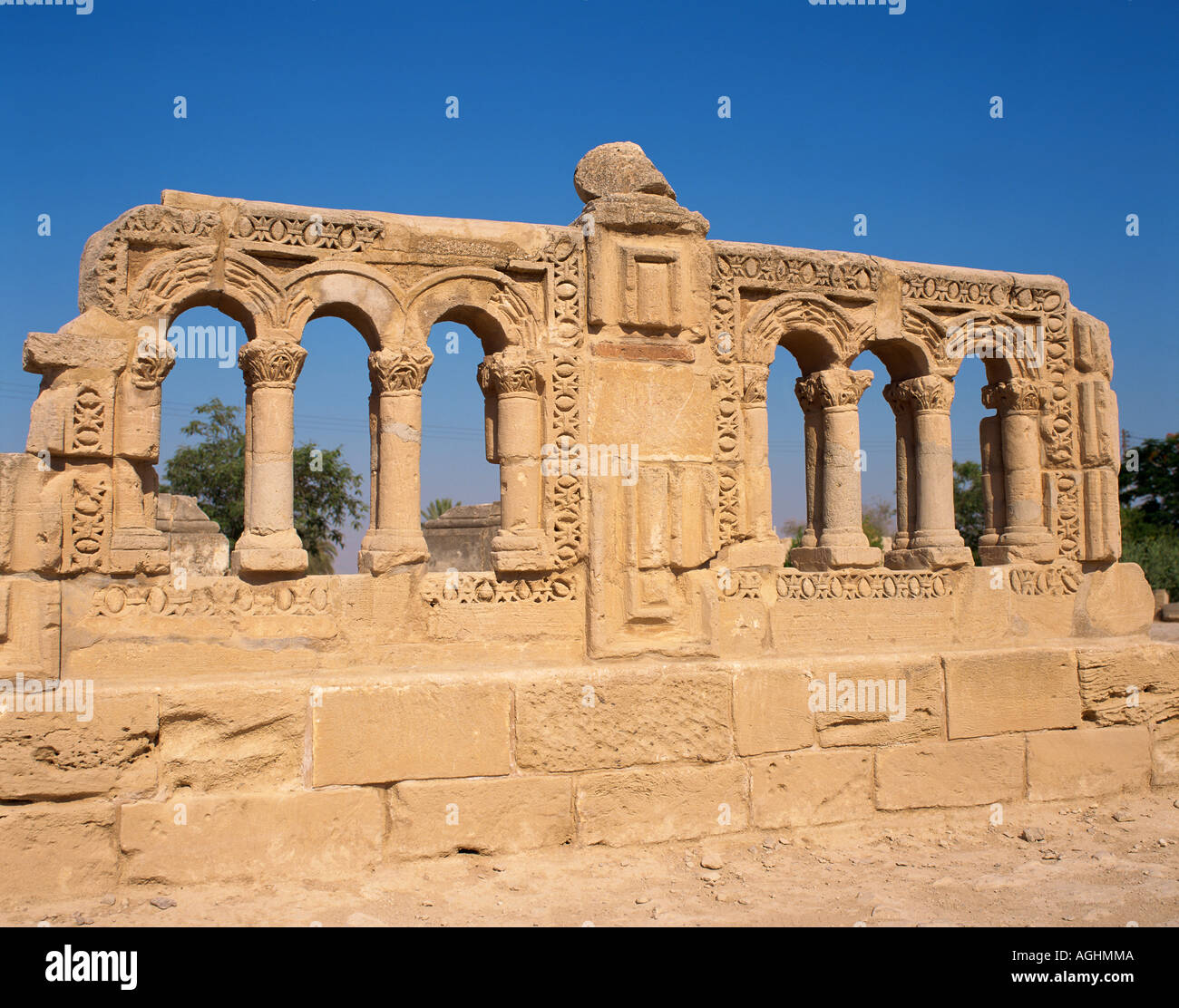 Israel Jericho Hisham Palace Stone Carving Stock Photo - Alamy