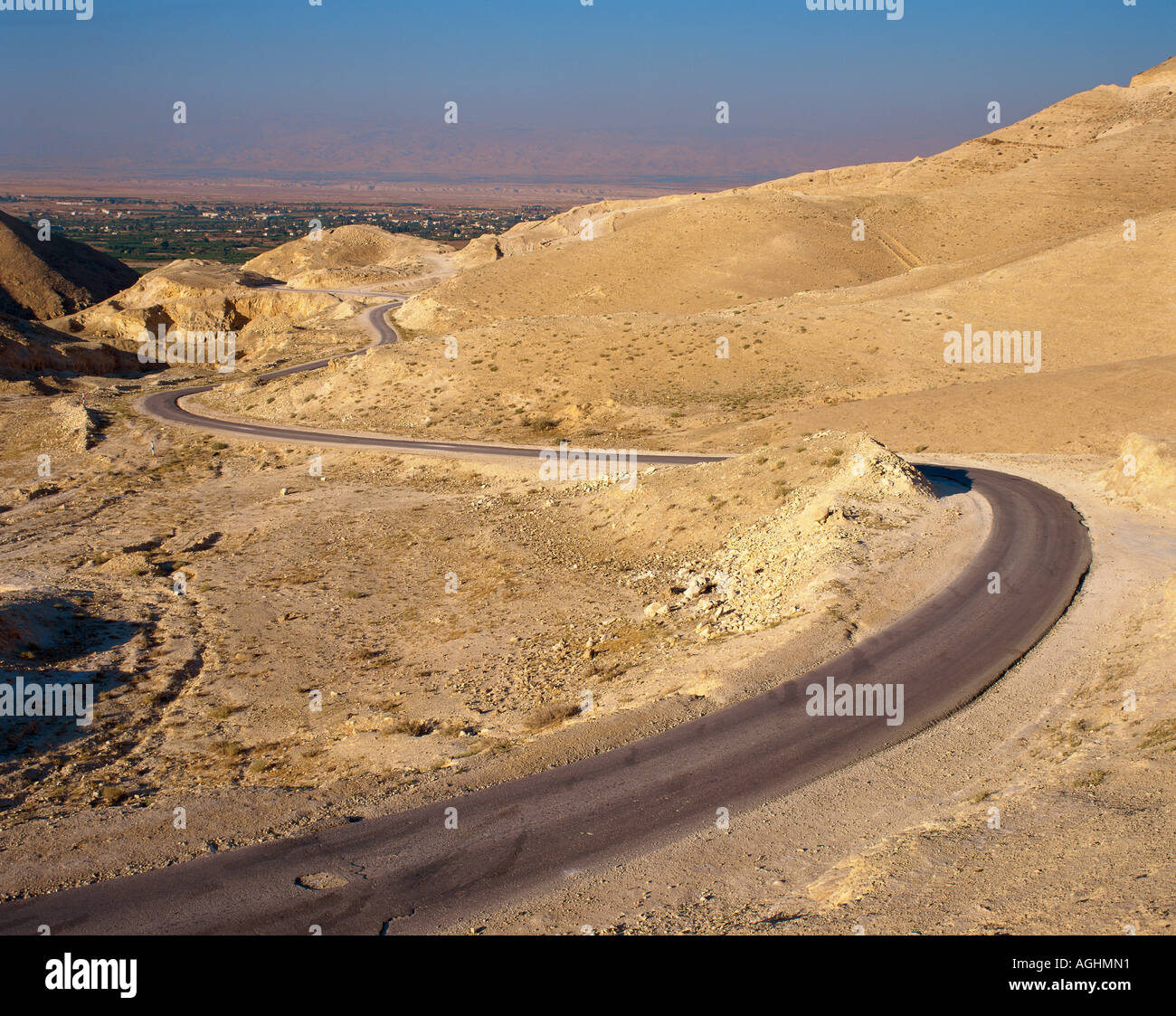 Israel Jericho Mountain Road Stock Photo - Alamy