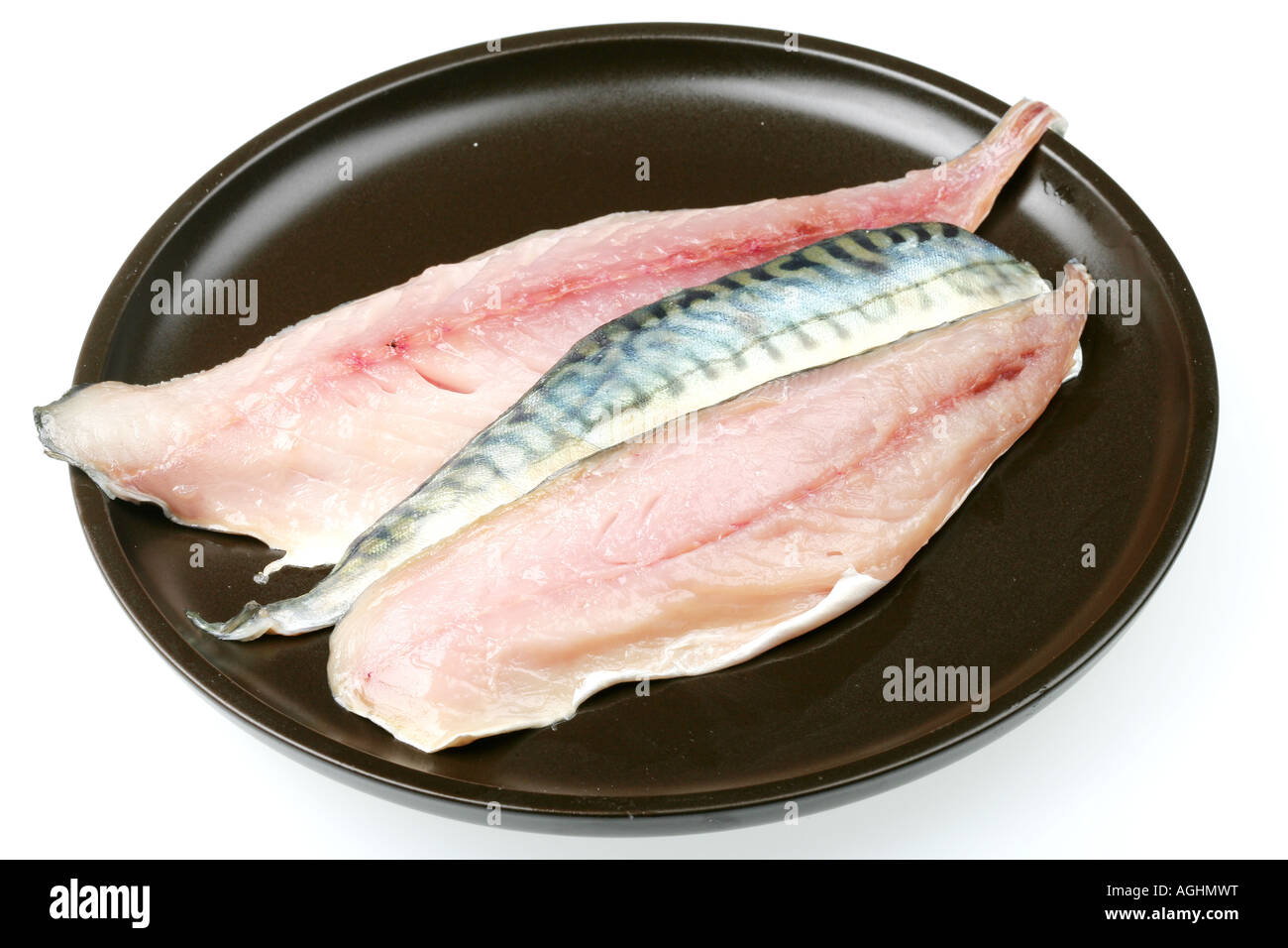 Fresh Healthy Raw Uncooked Mackerel Fish Fillets, Close Up, With No ...