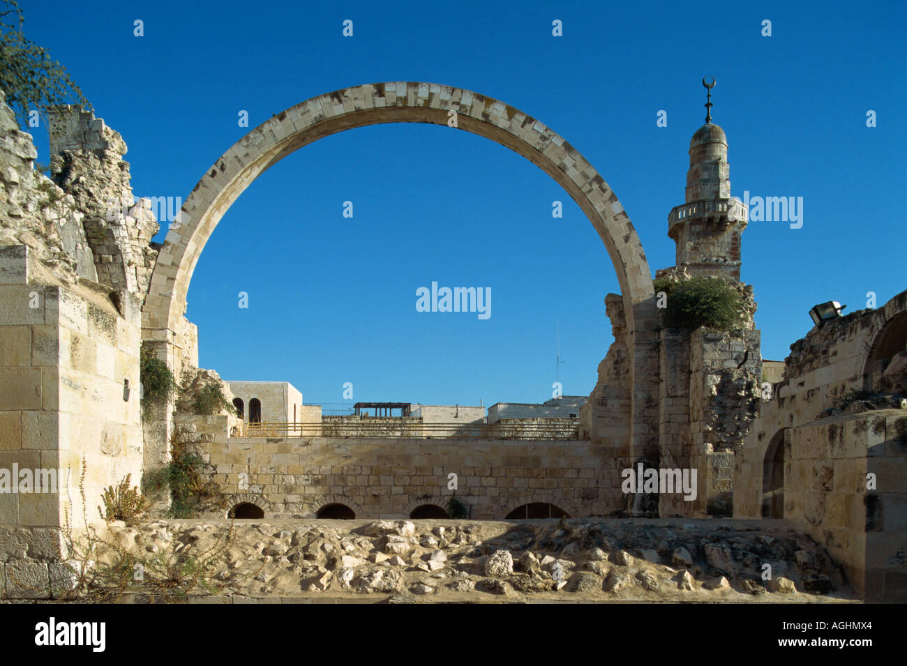 Arch at hurva synagogue hi-res stock photography and images - Alamy