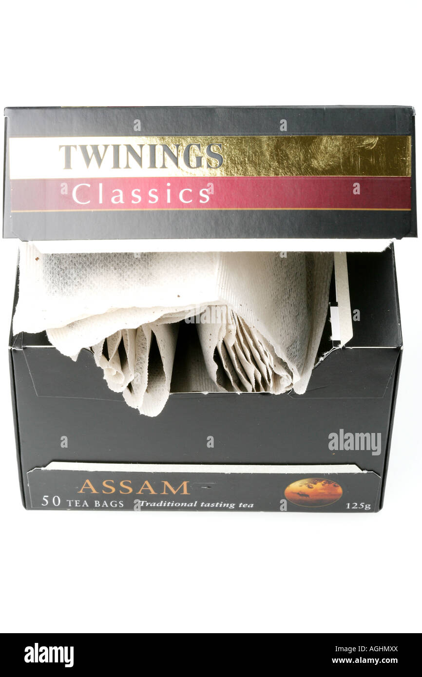 Tea box boxes teabag teabags hi-res stock photography and images - Alamy