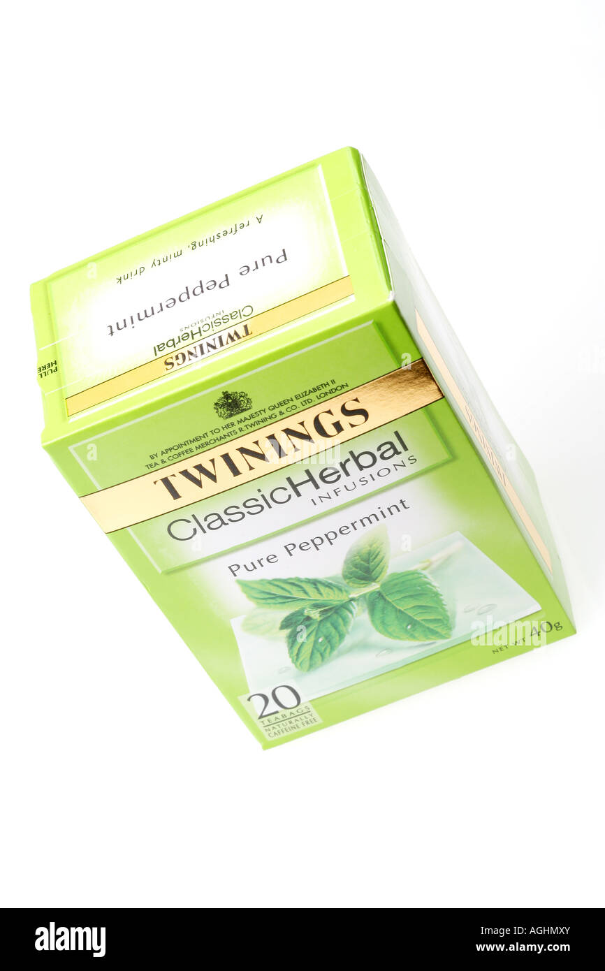 Peppermint teabag hi-res stock photography and images - Alamy