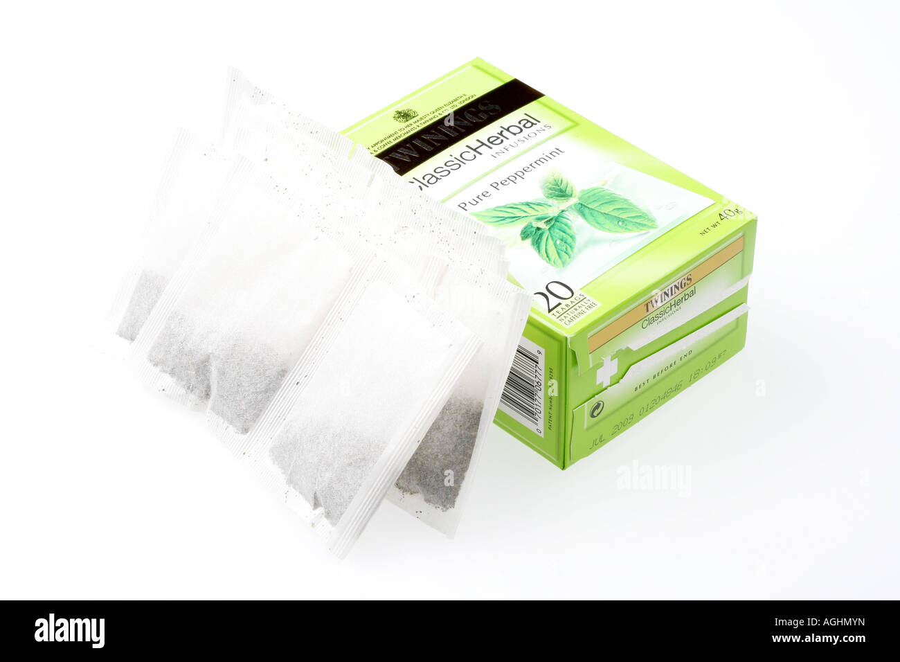 Twinings peppermint tea bag hi-res stock photography and images - Alamy