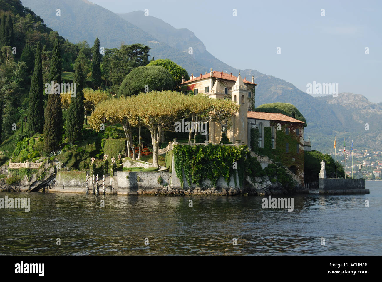 THE VILLA DEL BALBIANELLO IN LENNO LAKE COMO ITALY Stock Photo - Alamy