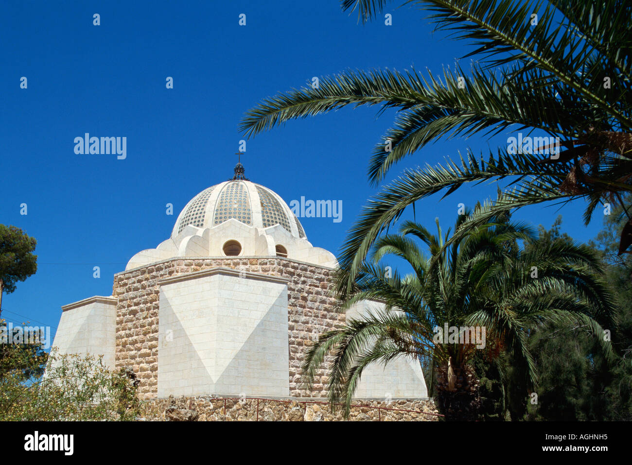 Israel Bethlehem Shepherds Field Sanctuary of St Francis Stock Photo ...