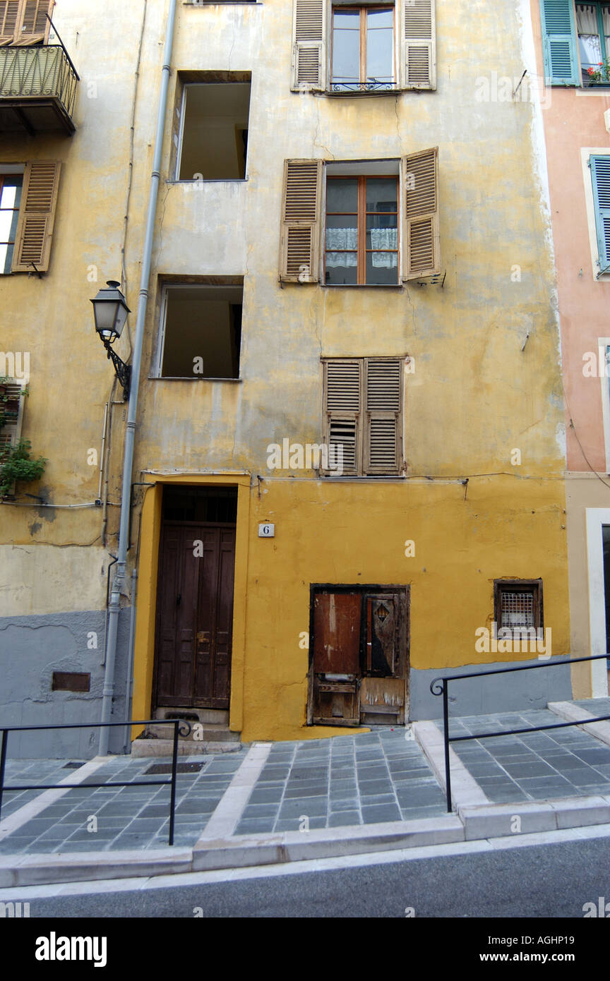 Old buildings in the Old Town Nice France Stock Photo - Alamy