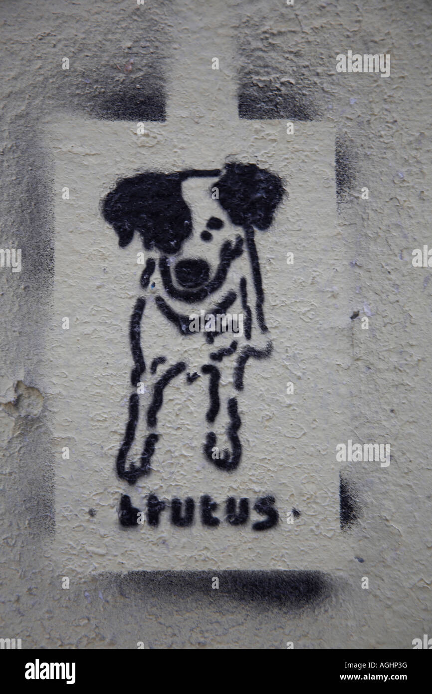 Dog stencil hi-res stock photography and images - Alamy