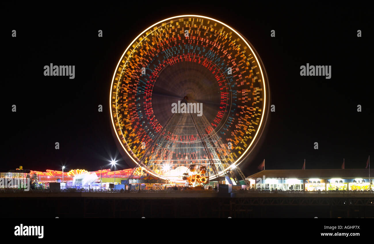 The Big Wheel on Blackpool Central Pier Stock Photo - Alamy
