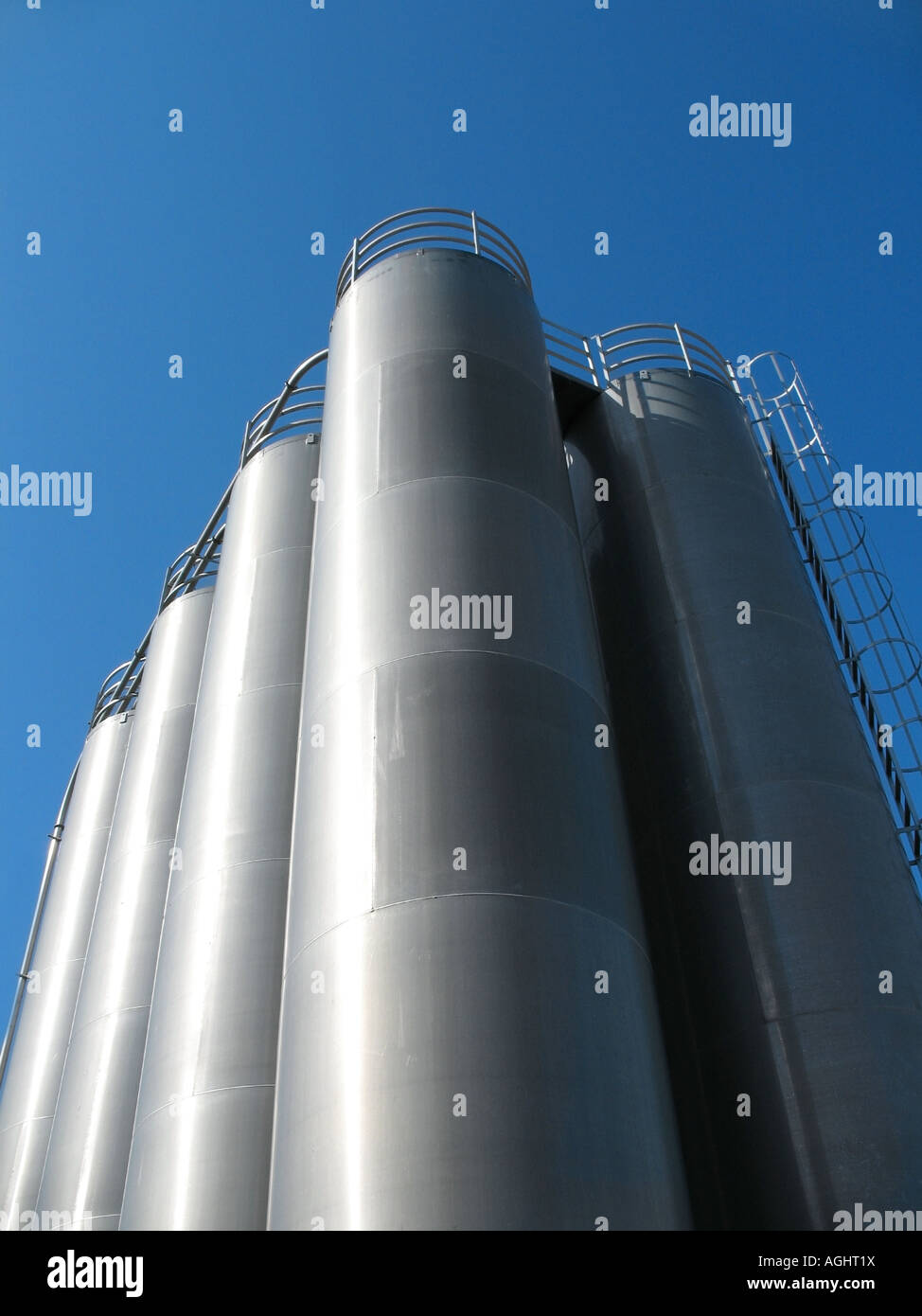 Silver tanks hi-res stock photography and images - Alamy