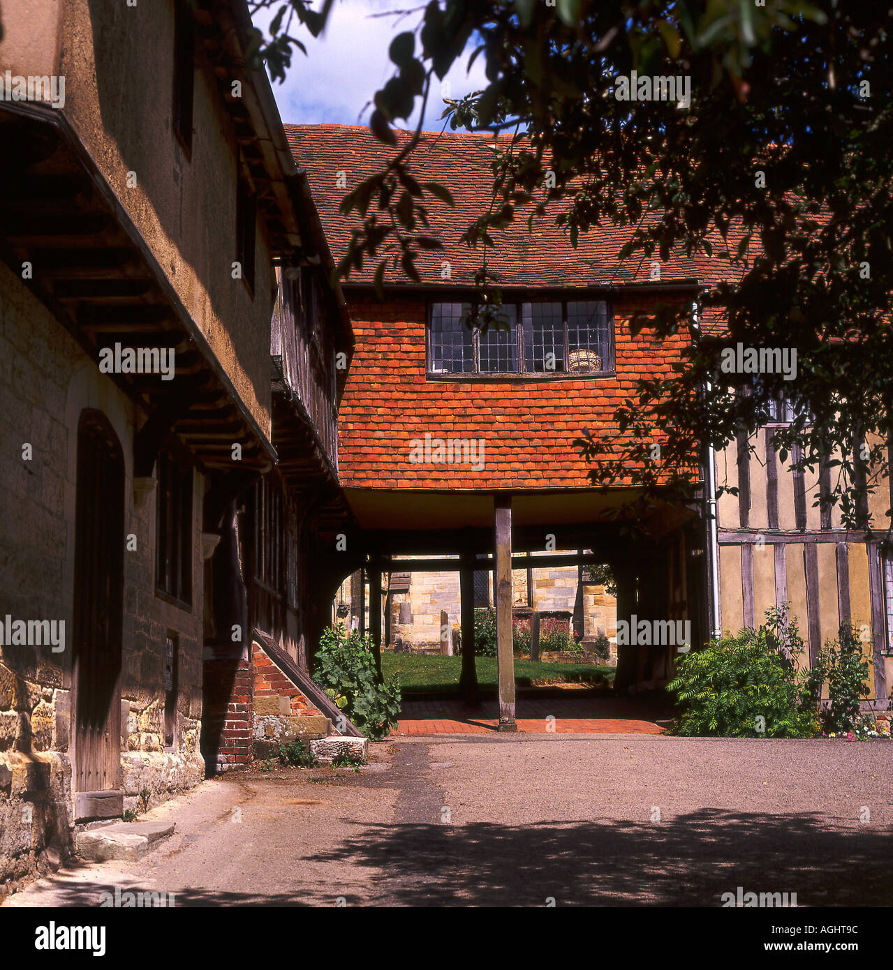 Old Buildings at Penshurst in Kent England Stock Photo - Alamy