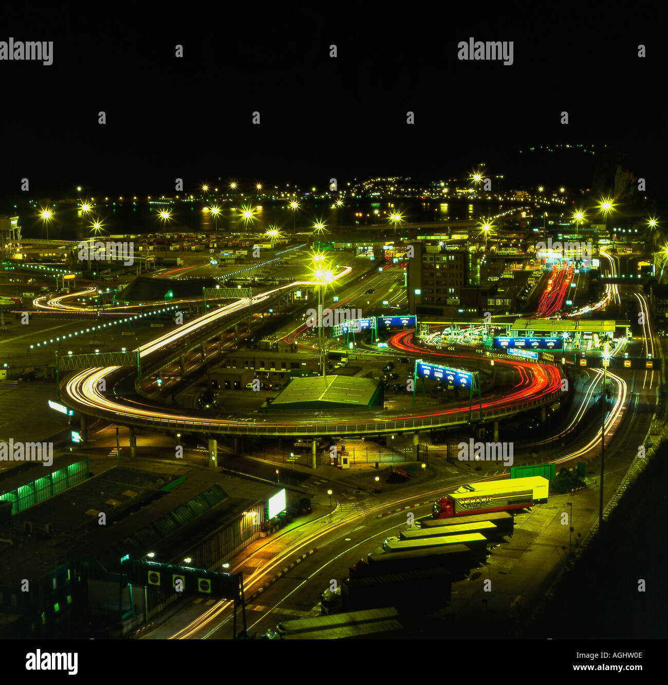 Dover harbour ferry port night hi-res stock photography and images - Alamy