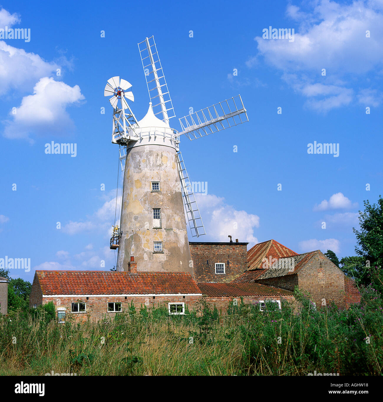 Windmill at Denver Norfolk England Stock Photo - Alamy