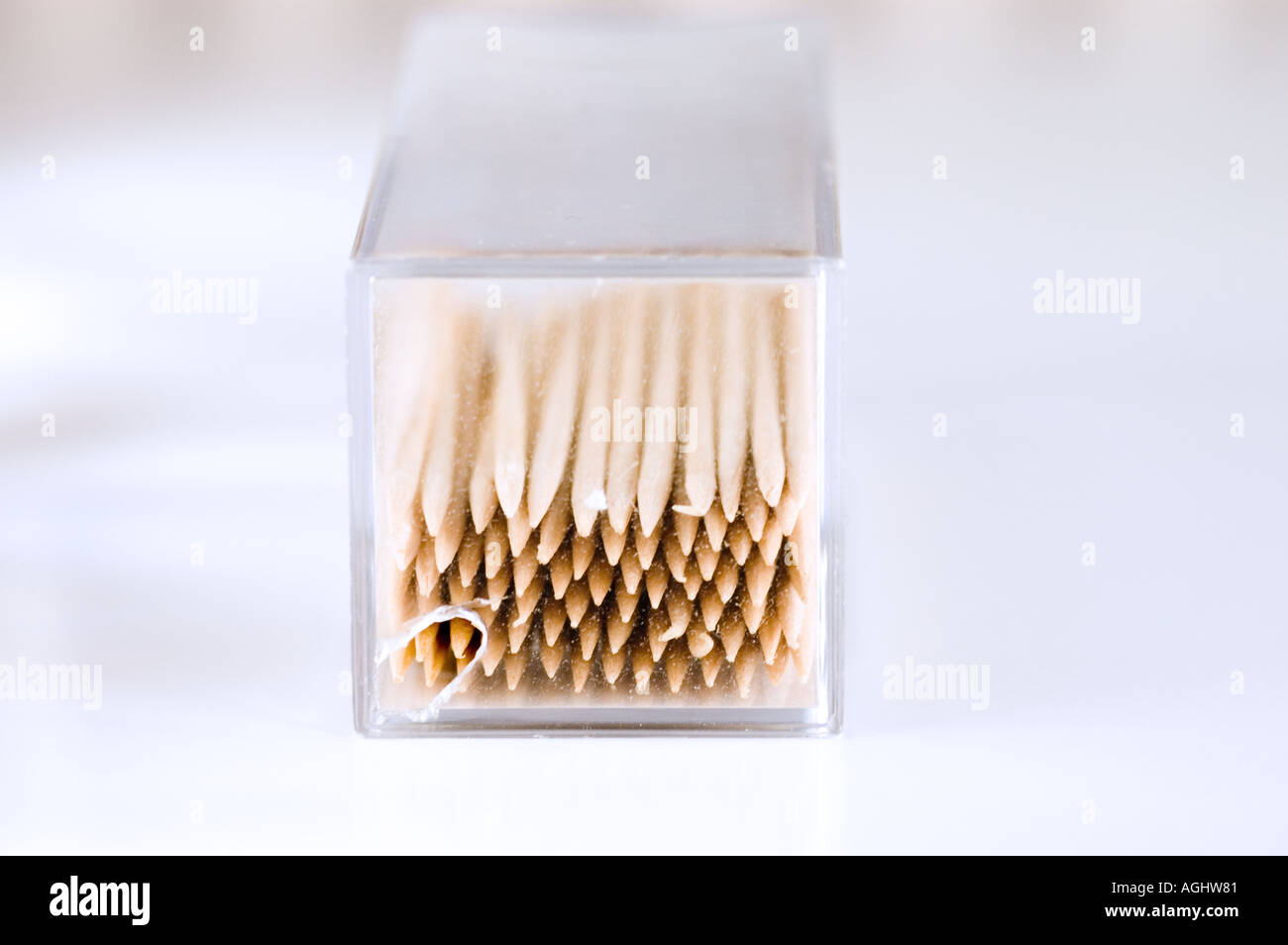 Container full of cocktail sticks Stock Photo - Alamy