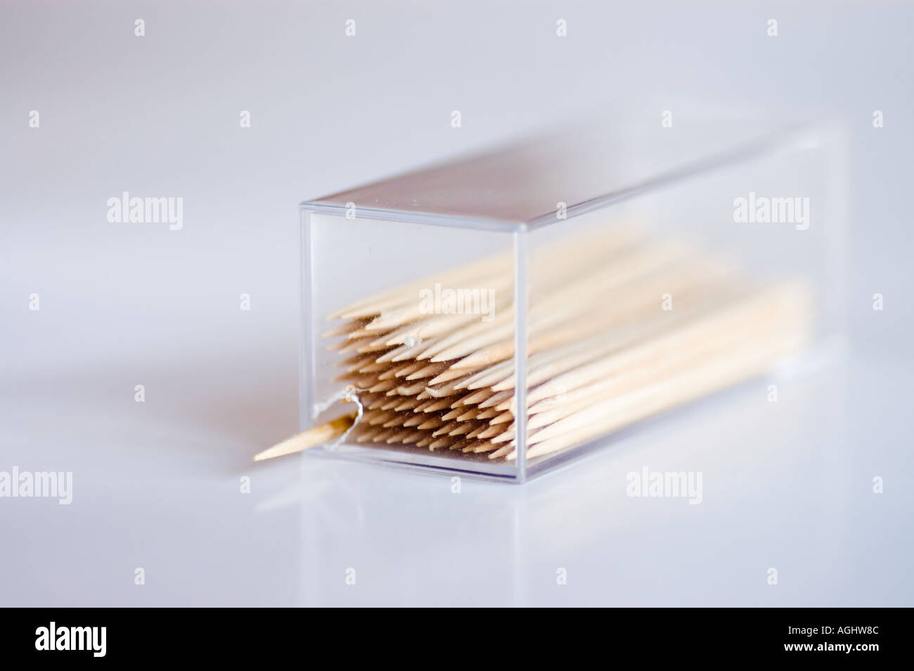 Container full of cocktail sticks Stock Photo - Alamy