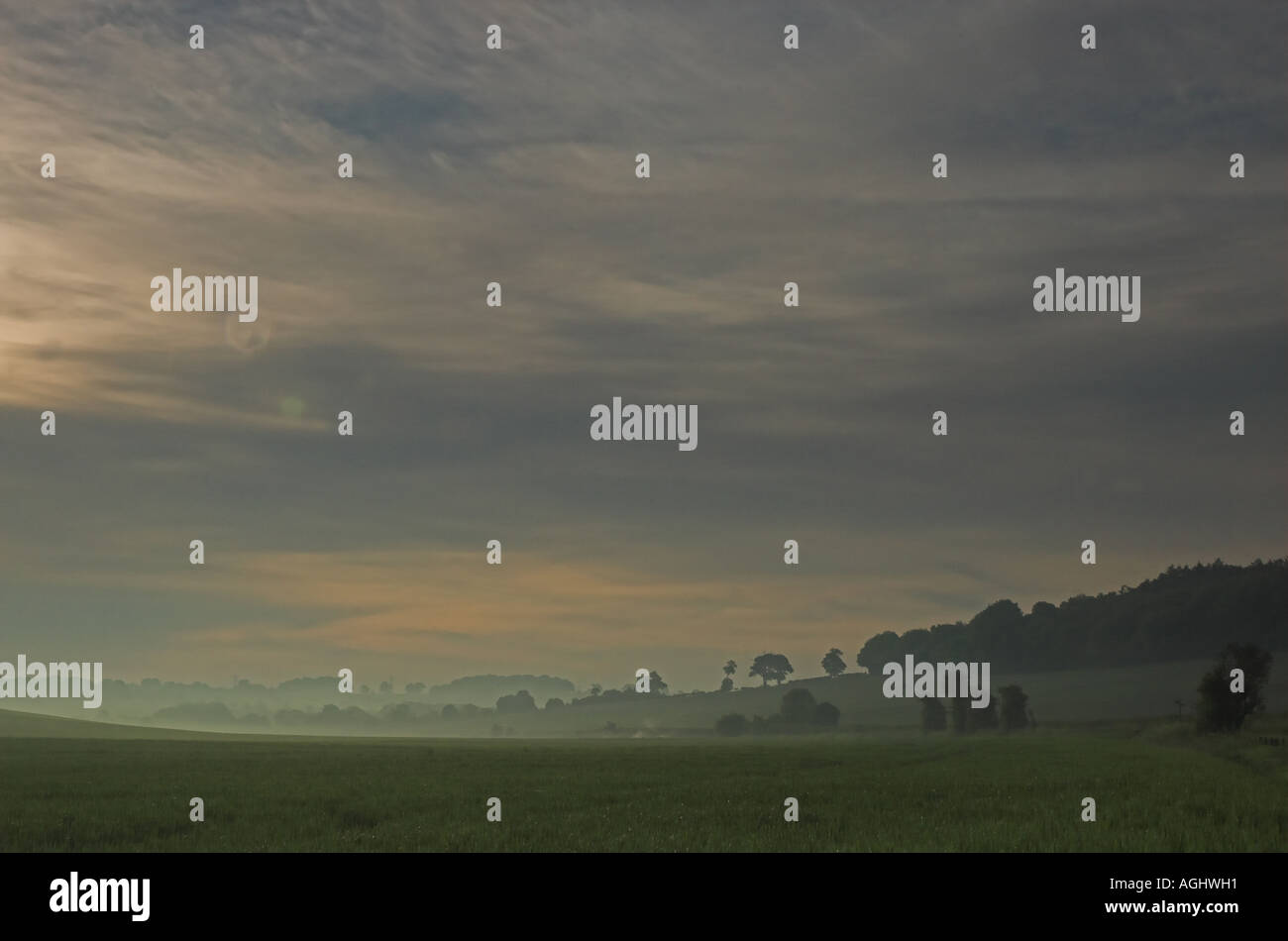 Farmland near Frithsden Stock Photo - Alamy