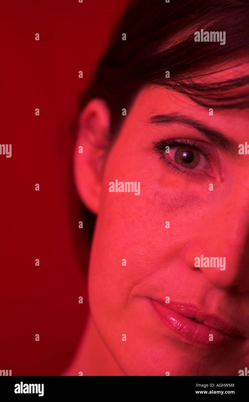 Study in Red Stock Photo - Alamy
