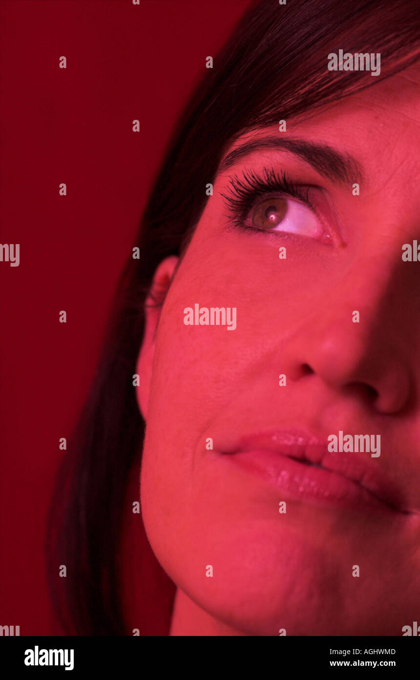 Study in Red Stock Photo - Alamy