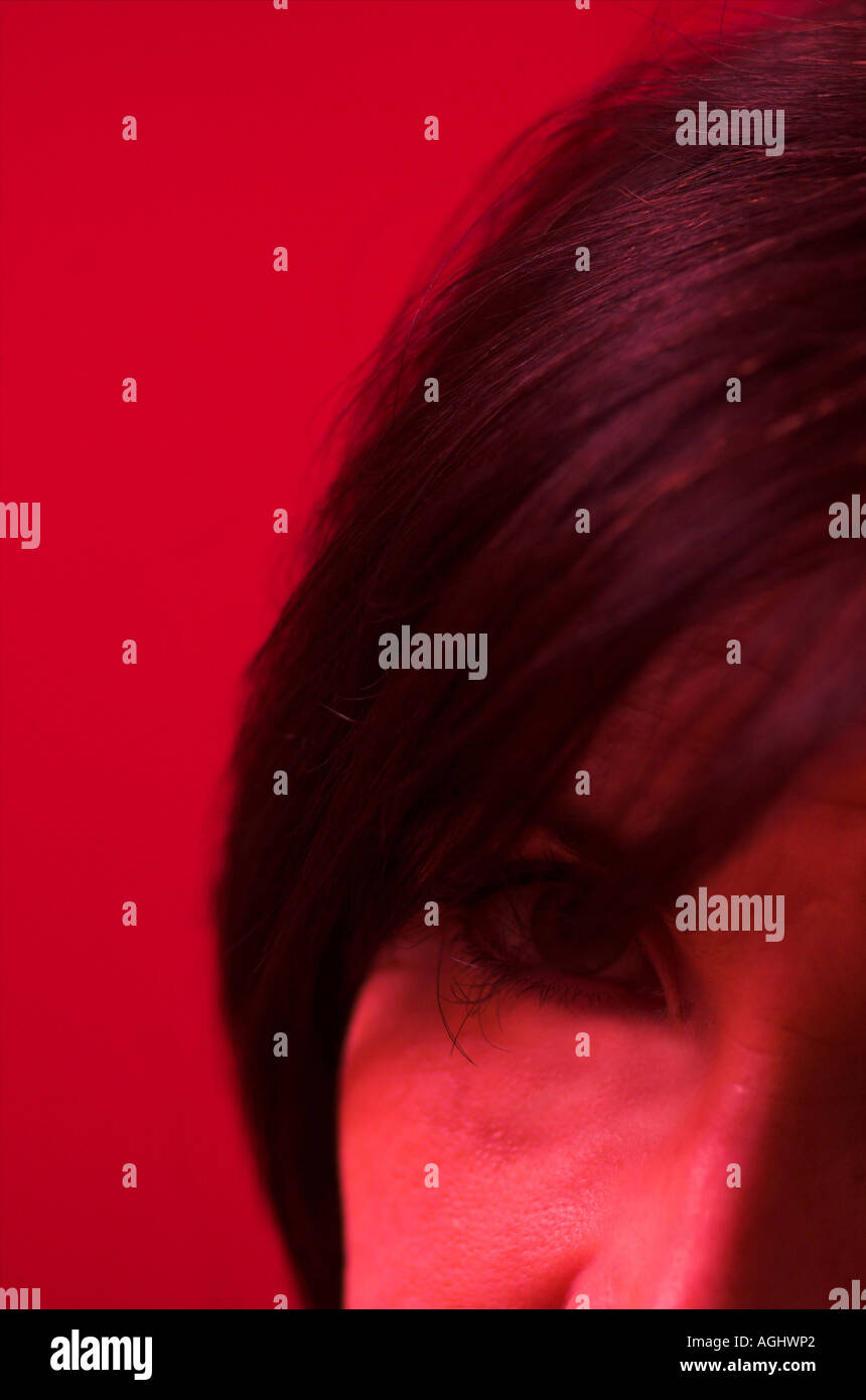 Study in Red Stock Photo - Alamy