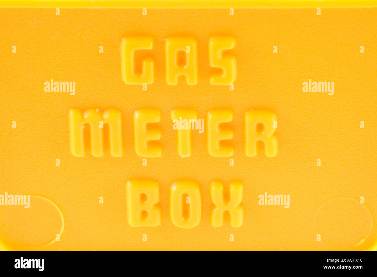 Key for opening a gas box so that a meter reading can be taken by the ...