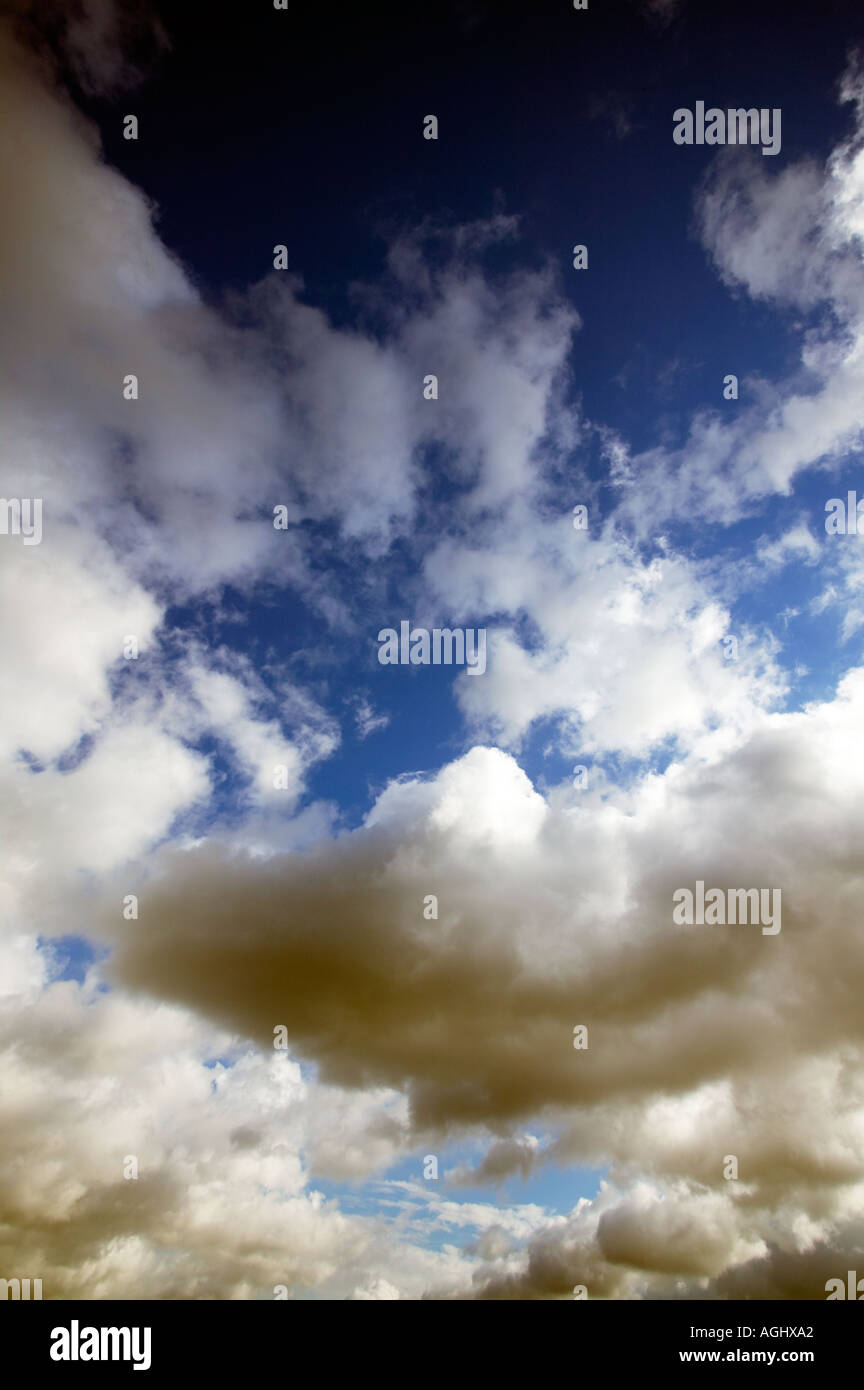 Sky Clouds Cloudscape Cumulus Vertical Stock Photo - Alamy