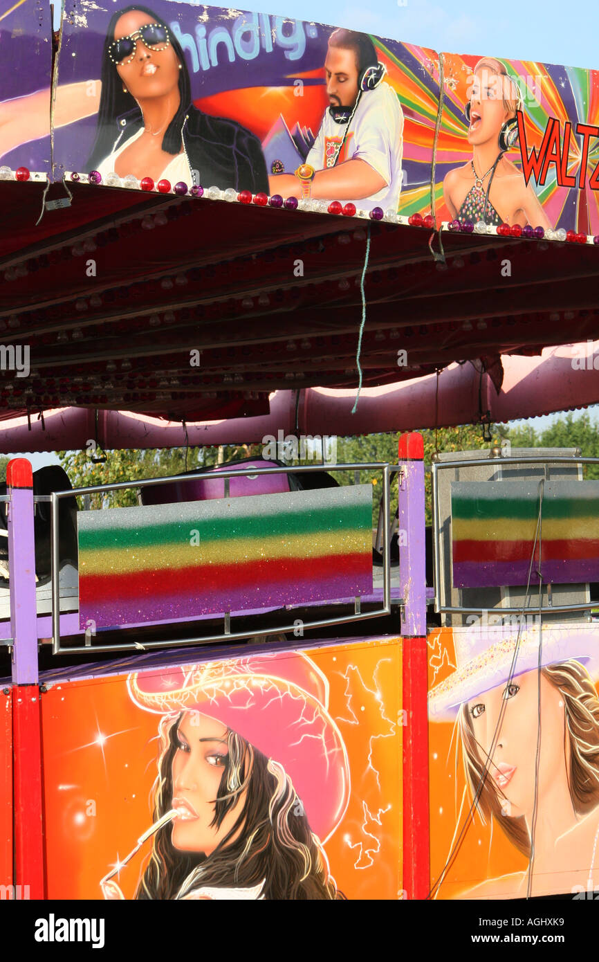 Waltzers fair ride hi-res stock photography and images - Alamy