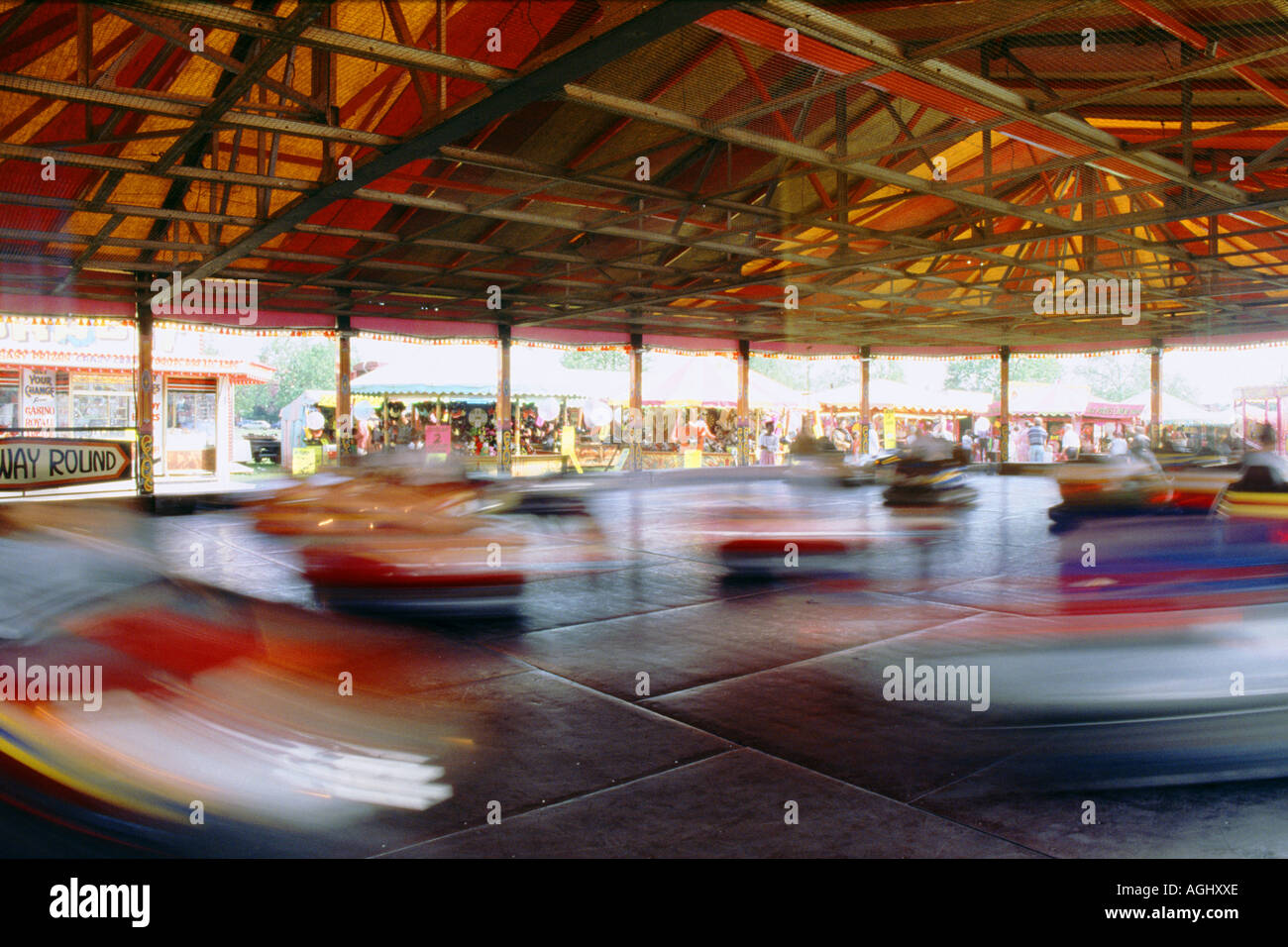 Dodgems fairground ride Stock Photo - Alamy