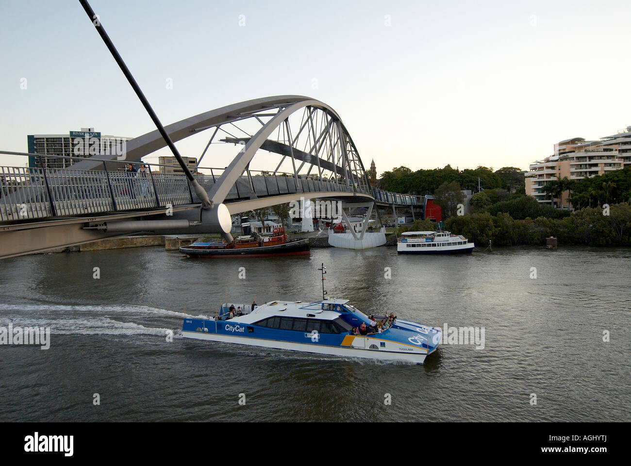 Brisbane citycat ferry queensland australia hi-res stock photography ...