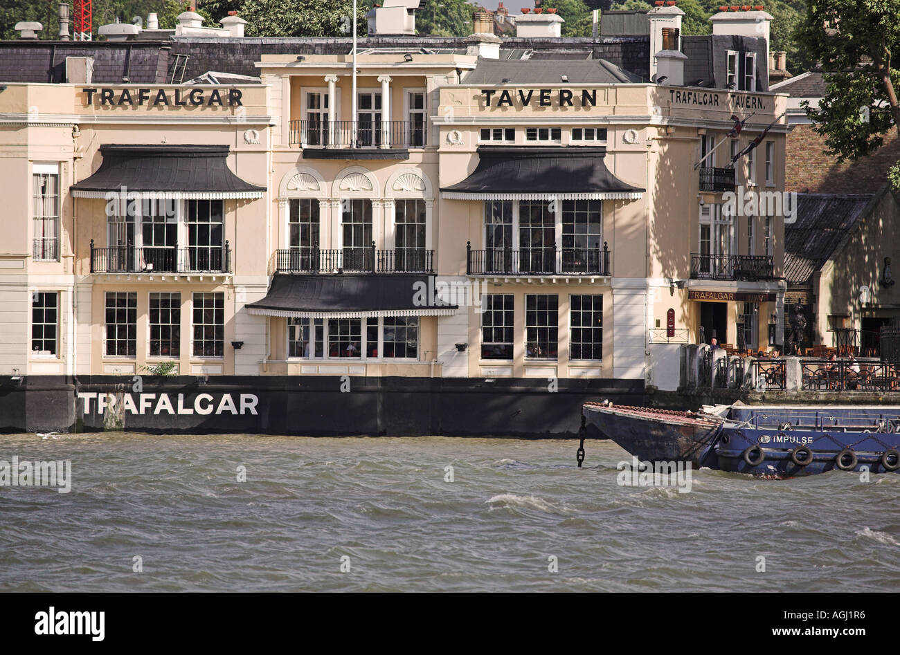 The Trafalgar Tavern Greenwich London Stock Photo - Alamy