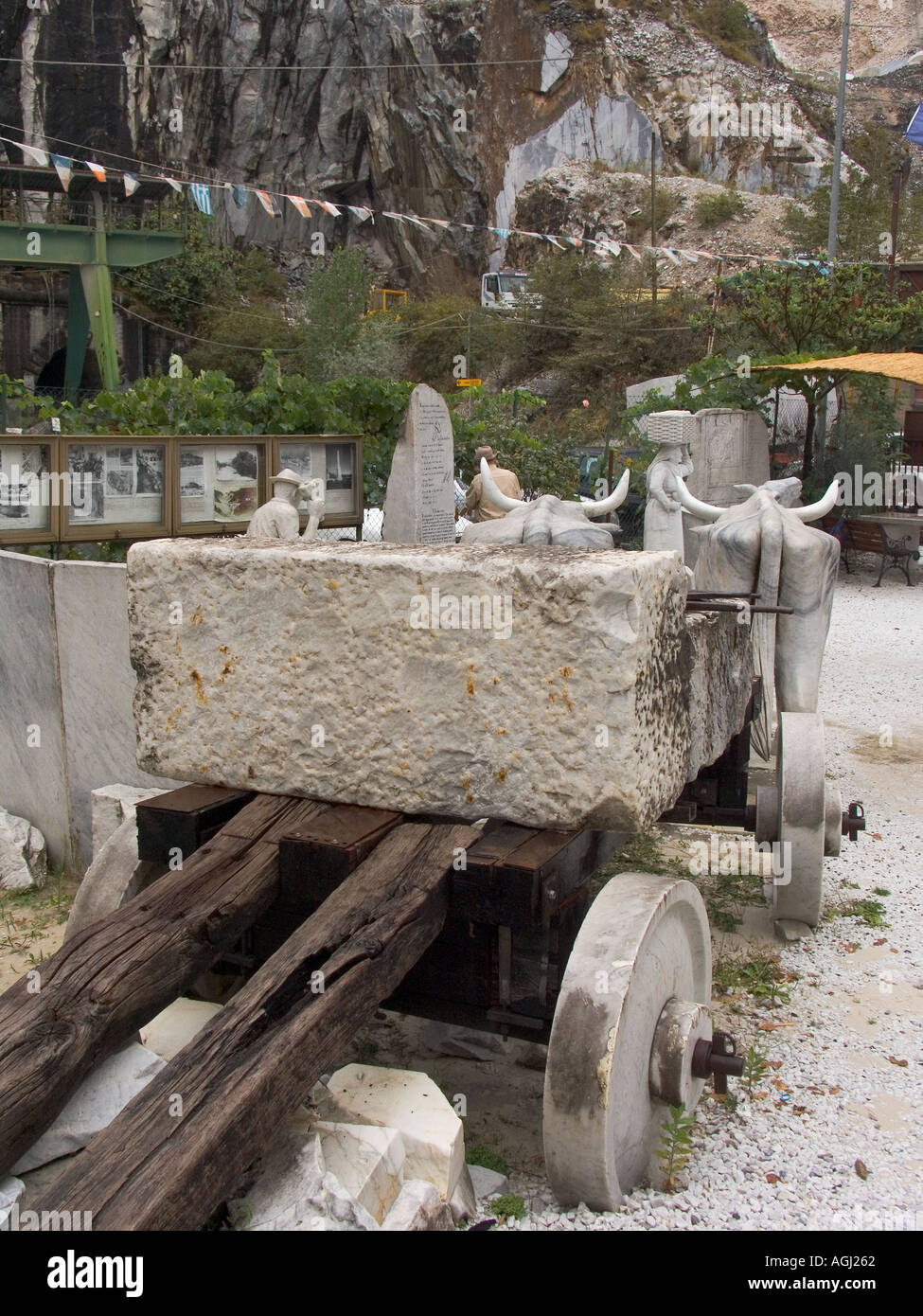 Stone Wheel Cart