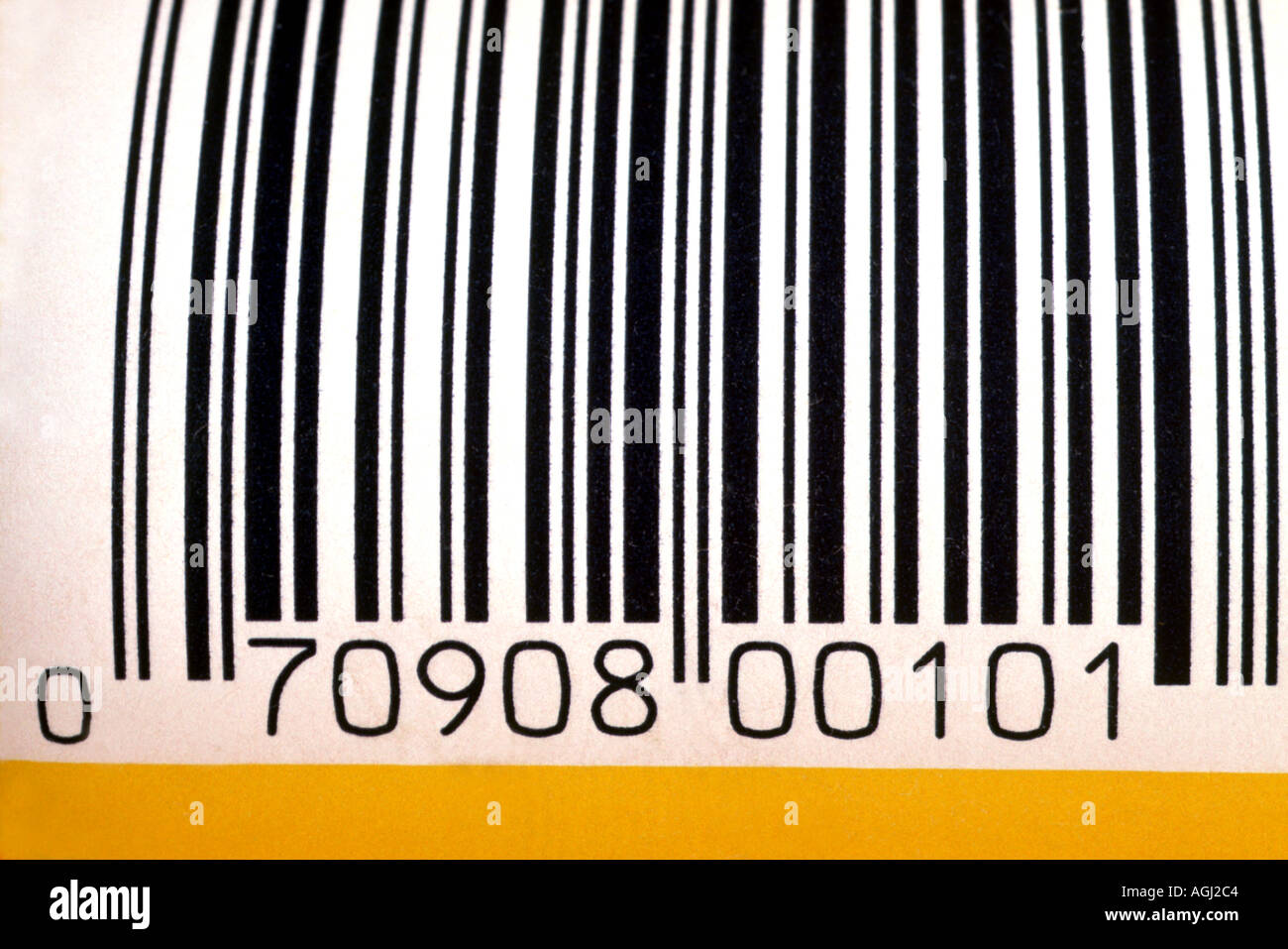 Barcode close up Stock Photo - Alamy