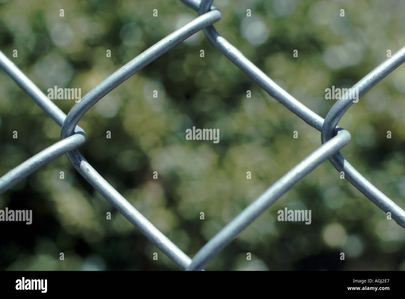 Chainlink fence close up Stock Photo - Alamy