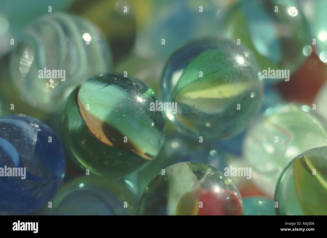 Marbles close up Stock Photo - Alamy