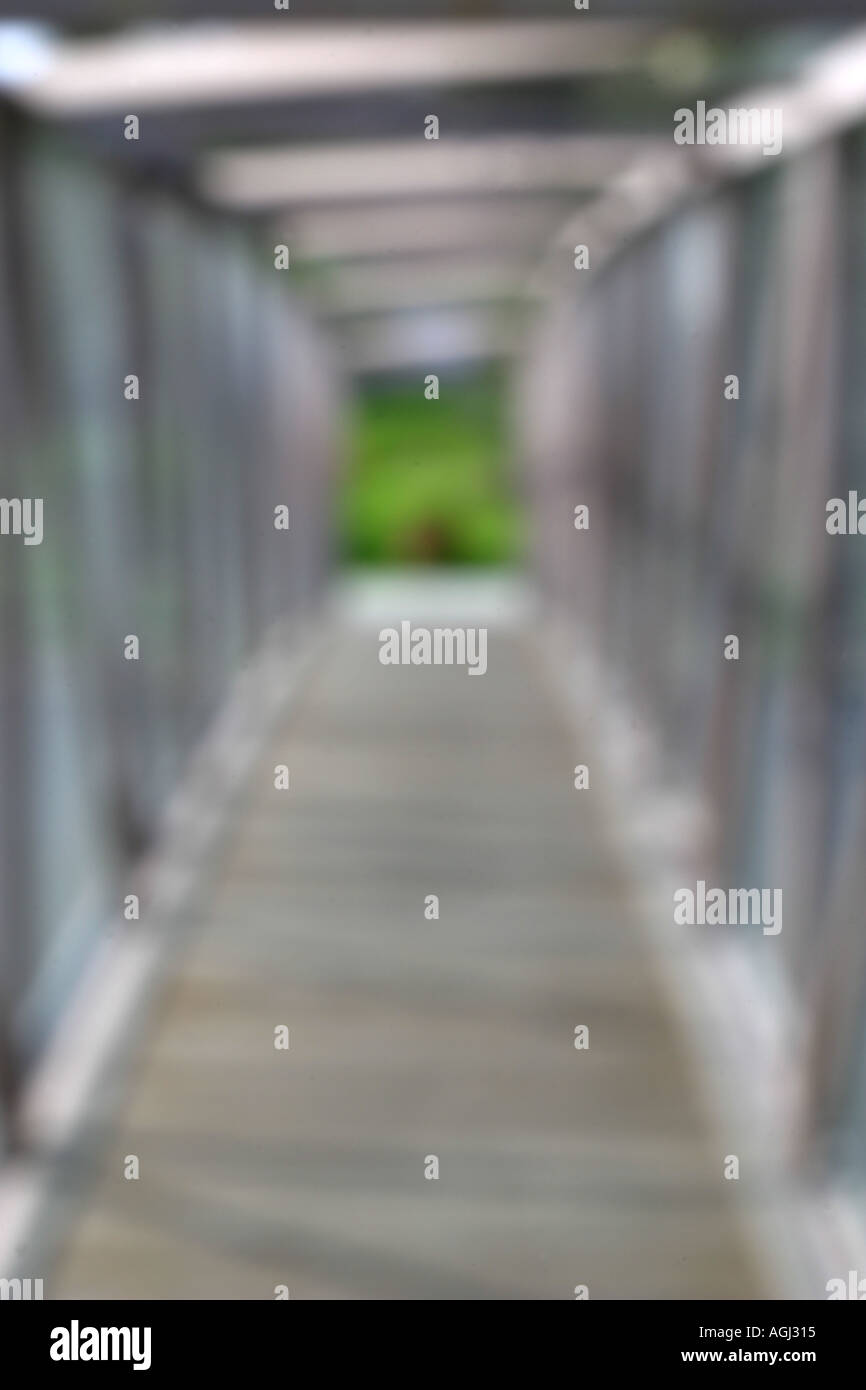 Enclosed pedestrian bridge hi-res stock photography and images - Alamy