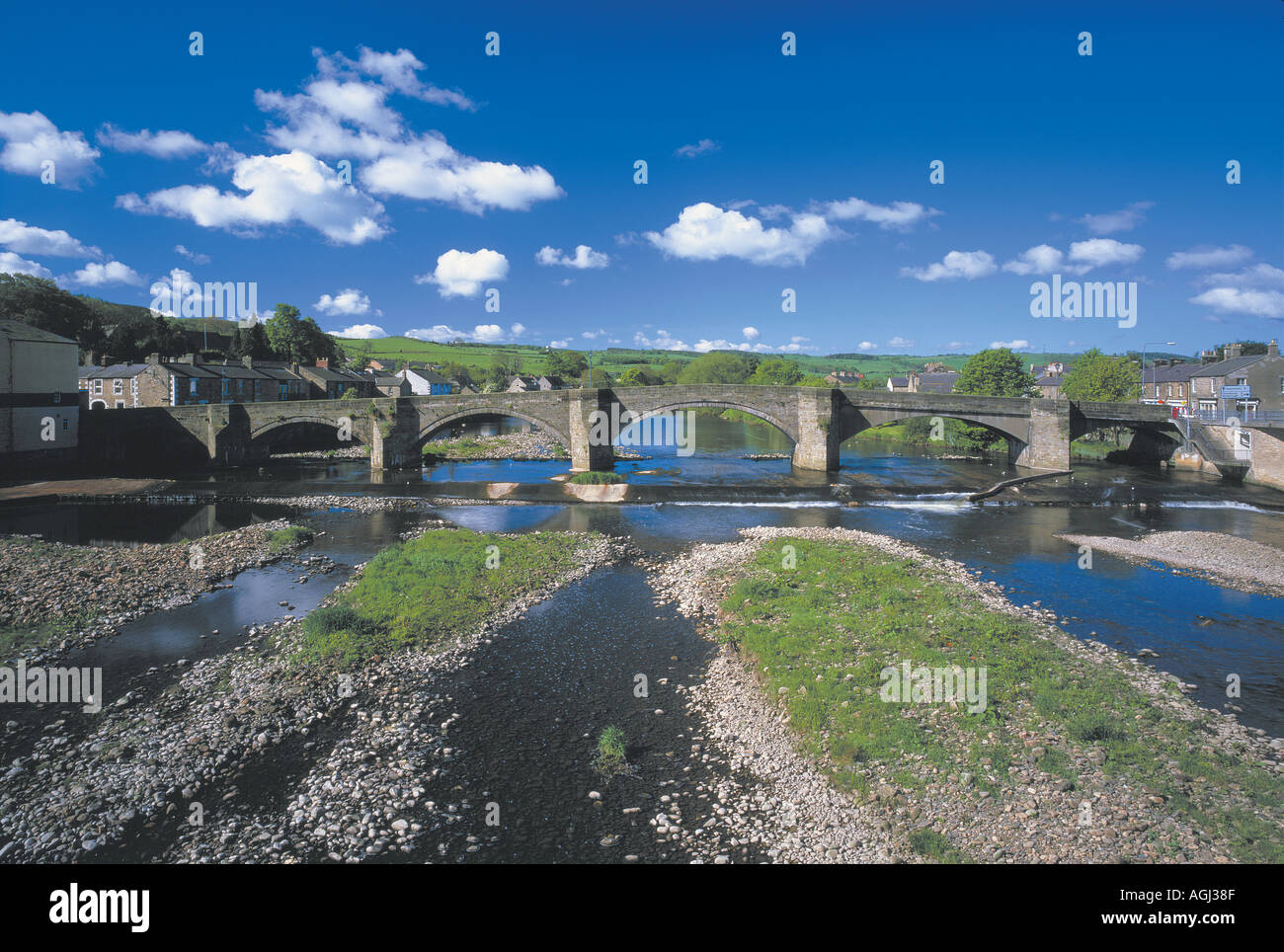 Haydon Bridge and River South Tyne Northumberland United Kingdom Stock ...