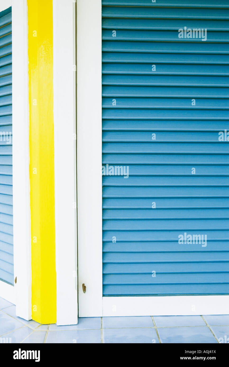 Closed shutter of a store Stock Photo - Alamy