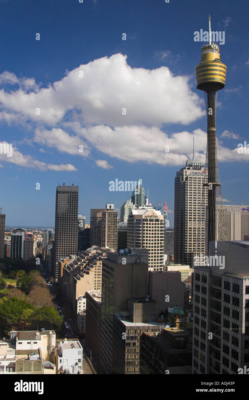 Sydney view from the Colonial House 28th floor Stock Photo - Alamy