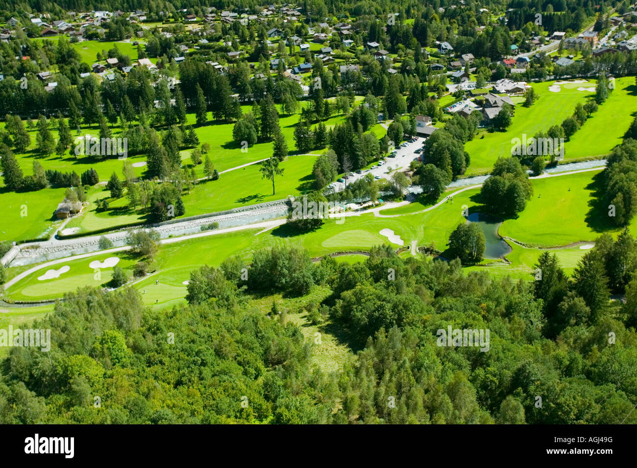 Chamonix golf club hi-res stock photography and images - Alamy