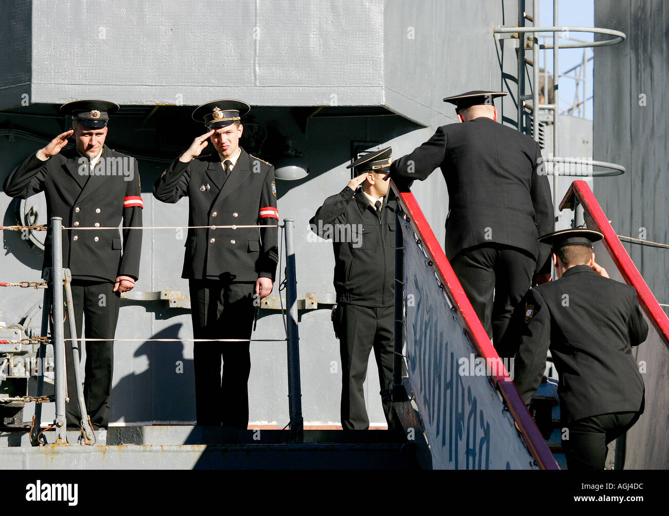 Warship boarding hi-res stock photography and images - Alamy