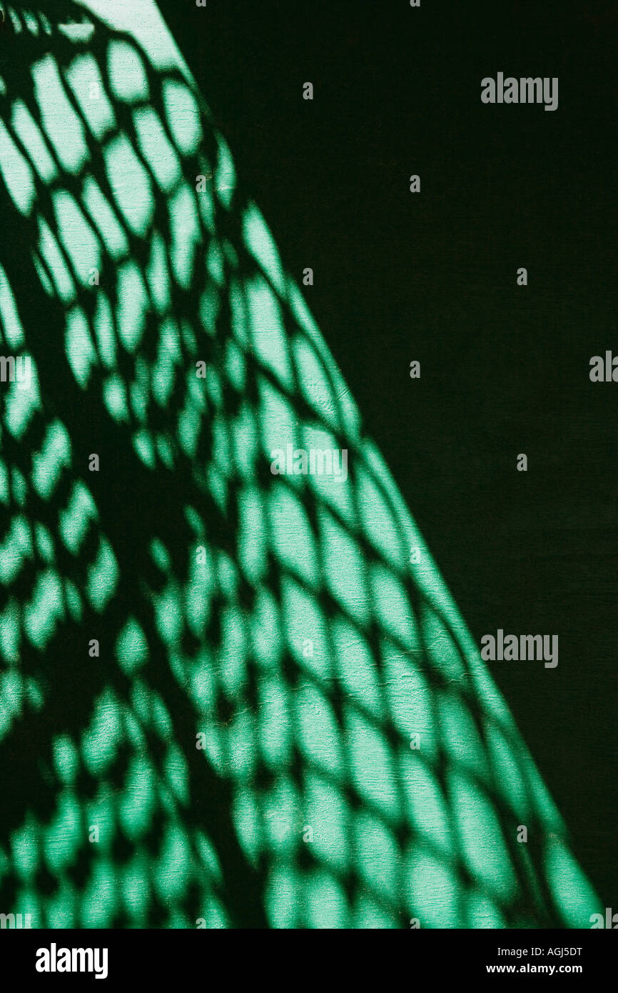 Shadow of a net on the wall Stock Photo - Alamy
