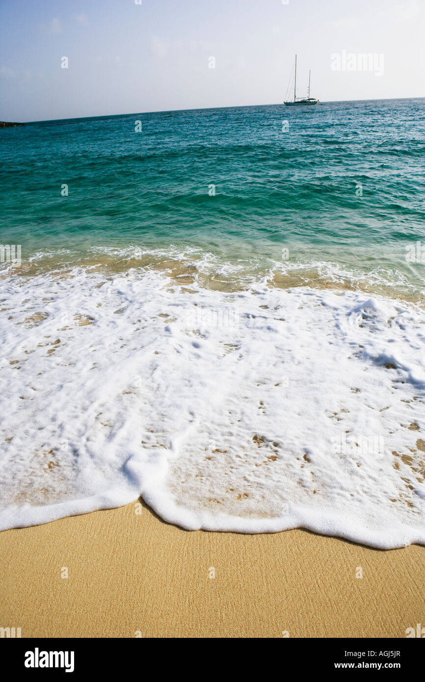 Waves on the beach Stock Photo - Alamy