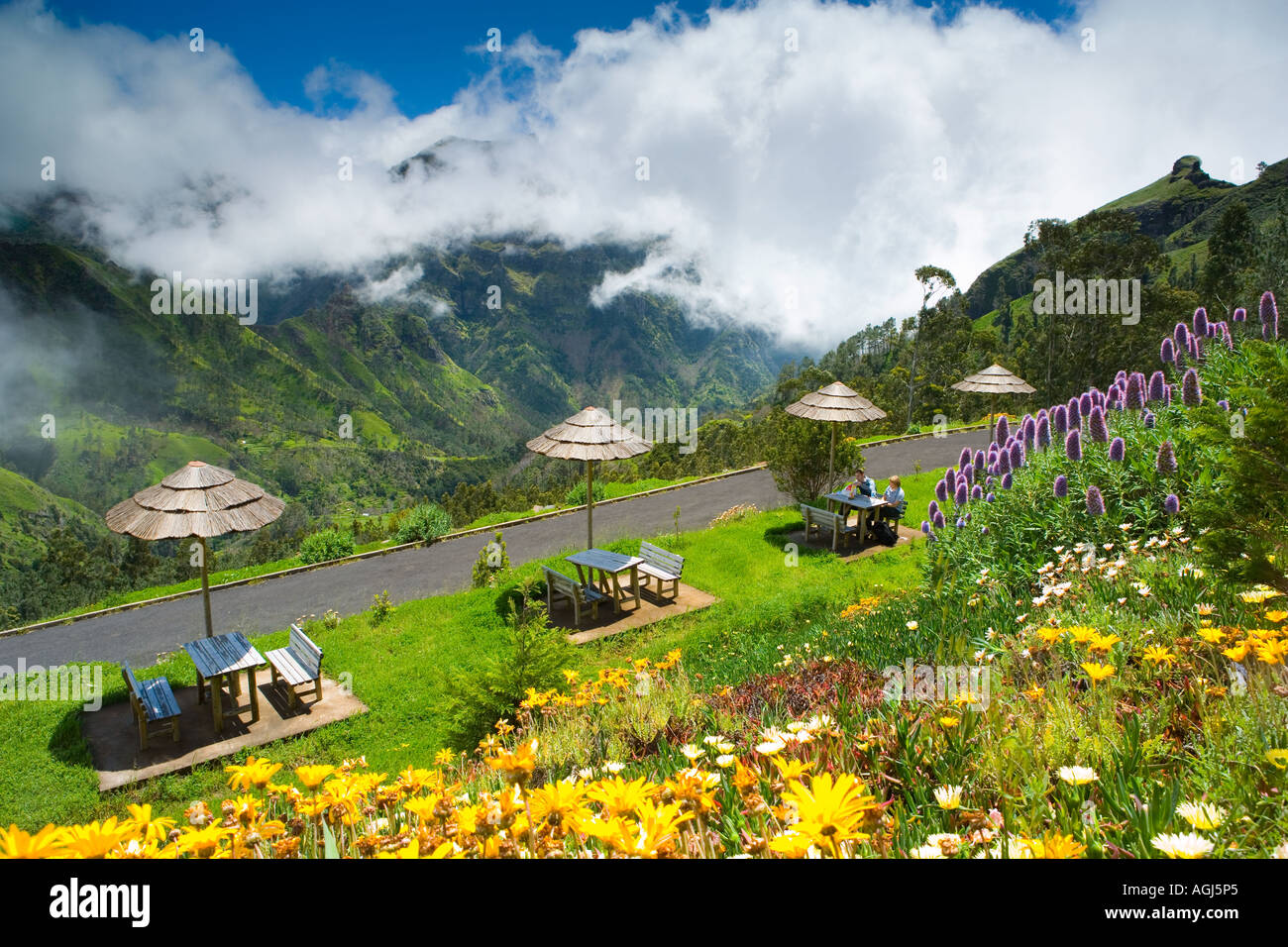 Madeira Mountain Scenery near Encumeade Stock Photo - Alamy