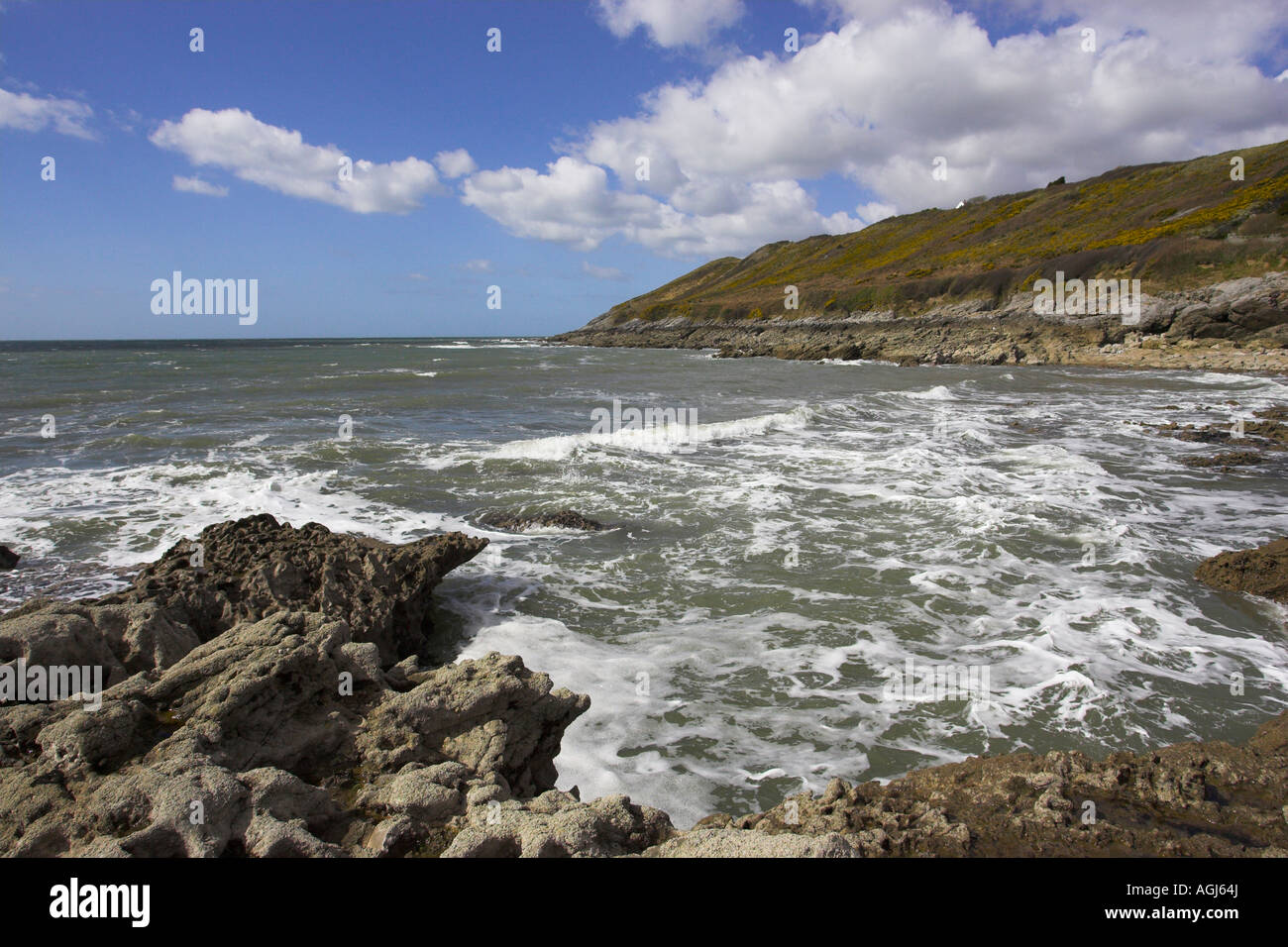 Limeslade Bay on the Gower Stock Photo - Alamy
