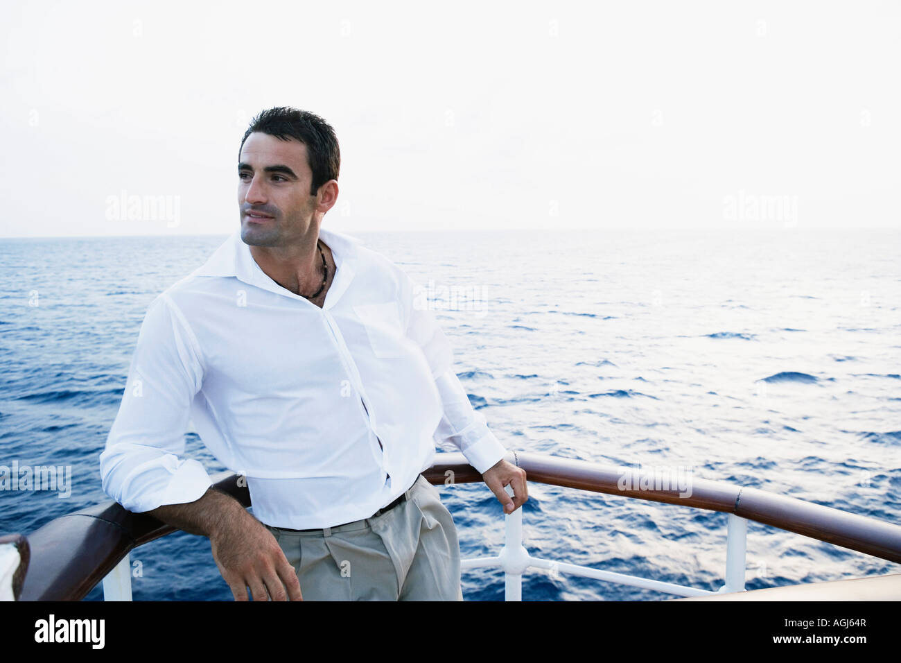 View over railing cruise ship hi-res stock photography and images - Alamy