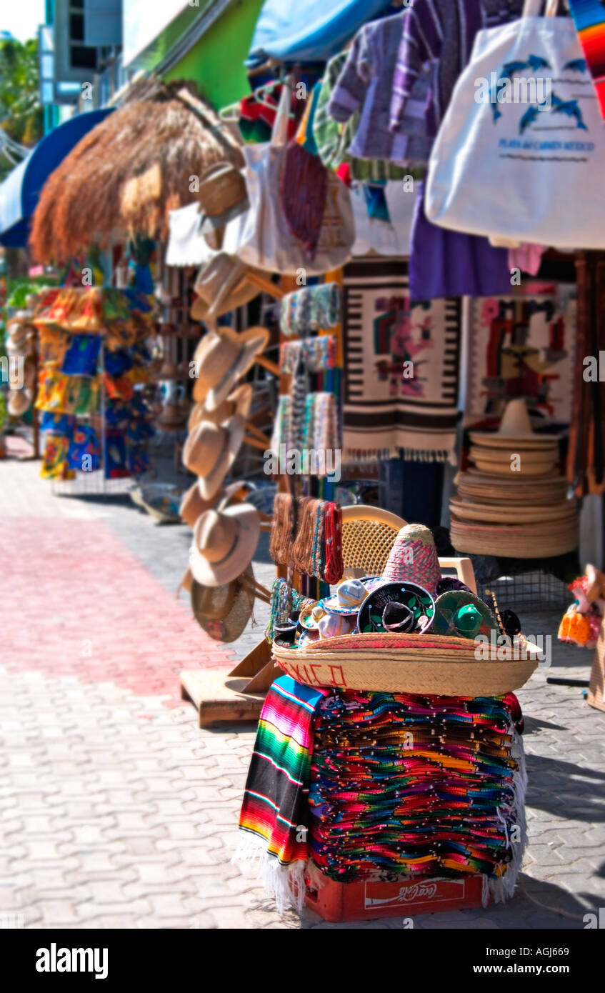 Mexican outdoor market Stock Photo - Alamy