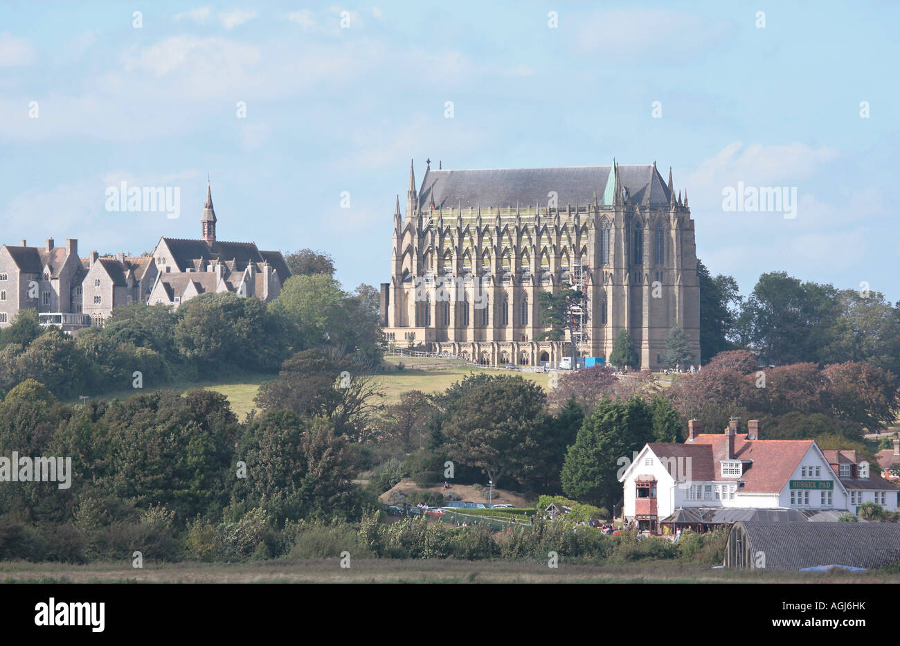 Lancing College and Chapel, West Sussex, England, UK Stock Photo - Alamy