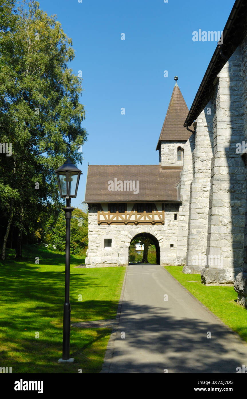 Church St. Nikolaus at Balzers, Liechtenstein LI Stock Photo - Alamy