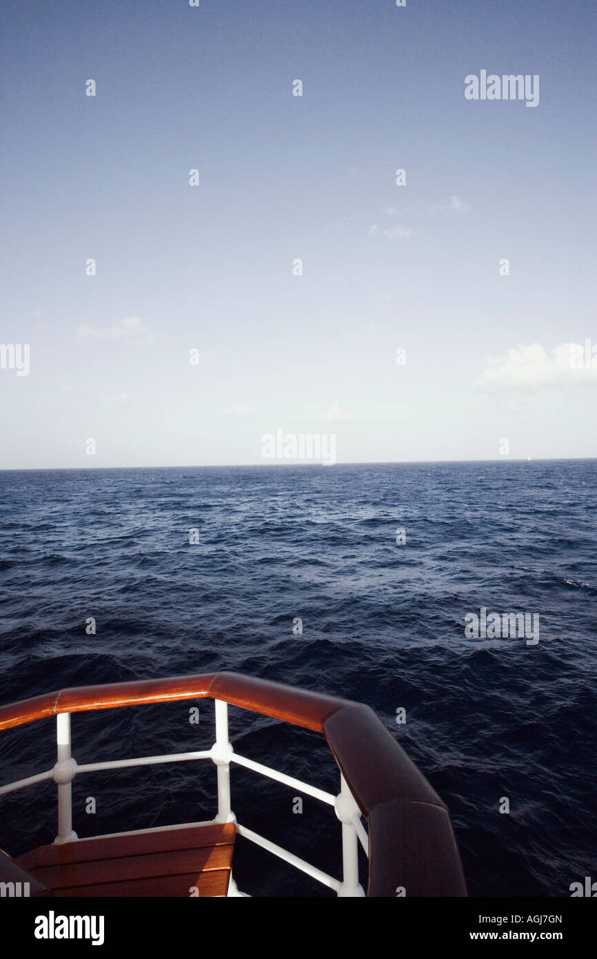Railing of a sailing ship Stock Photo - Alamy