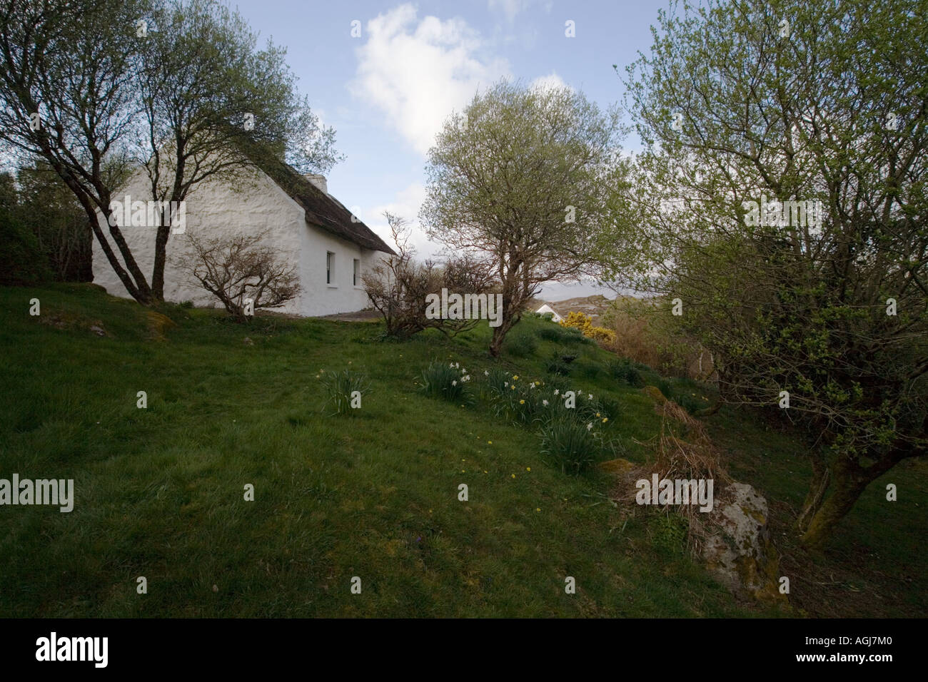Padraig Pearse's Cottage Rosmuc Connemara Ireland Stock Photo - Alamy