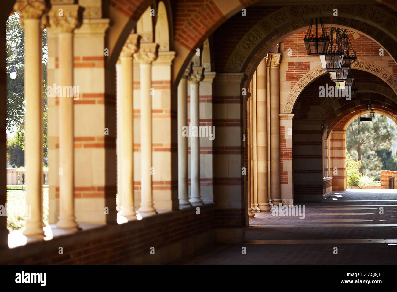 Royce Hall UCLA Campus, West Los Angeles, California, USA Stock Photo ...
